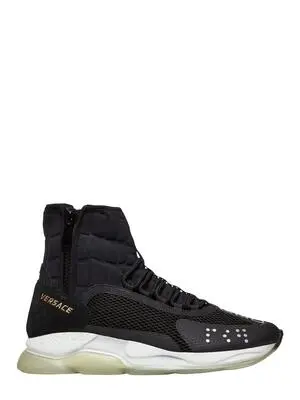 Versace High-top Sneakers - Black