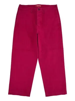 Supreme Washed Herringbone Chino Pant - Purple