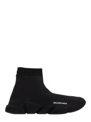 Balenciaga Speed Full Knit Sneakers - Black