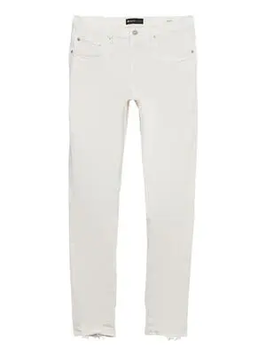 PURPLE BRAND Low Rise Skinny Jeans - White