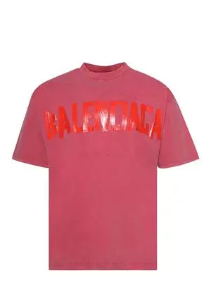 Balenciaga Tape Type T-shirt - Pink