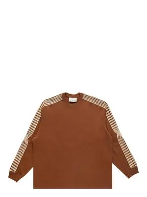 SONG FOR THE MUTE Appliqué Crewneck Sweater - Brown
