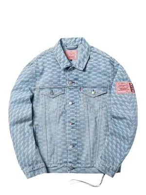 Kith For Levi's Aop Trucker Jacket - Blue