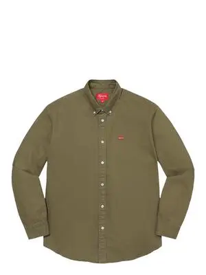Supreme Small Box Twill Shirt - Green
