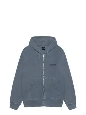 StÜssy Jumbo Zip Hoodie - Blue