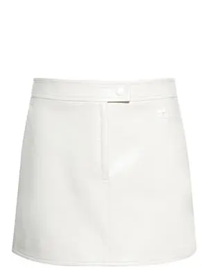 COURREGES Vinyl Reedition Mini Skirt - White
