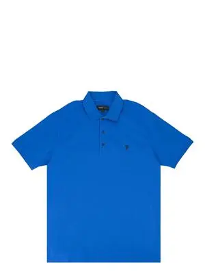 PURPLE BRAND Pique Knit Polo Shirt - Blue
