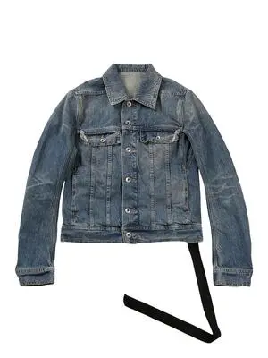 Rick Owens Denim Trucker Jacket - Blue