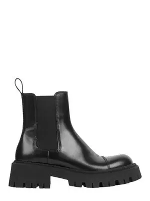 Balenciaga Tractor 20mm Boot - Black