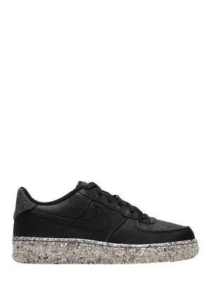 Nike Air Force 1 Gs Recycled Wool Sneakers - Black