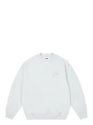 PALACE Outline P-3 Crewneck - Grey