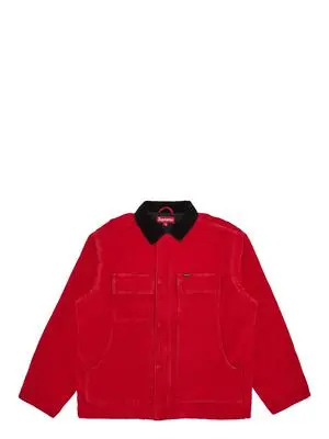 Supreme Canvas Work Jacket - Red