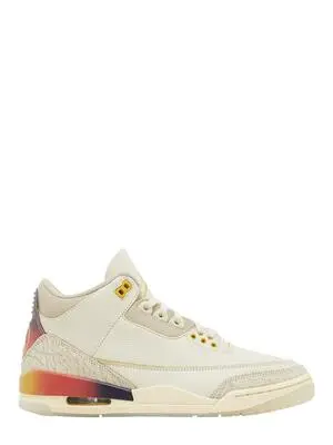 JORDAN J. Balvin X 3 Retro 'medellín Sunset' Sample Sneakers - Cream