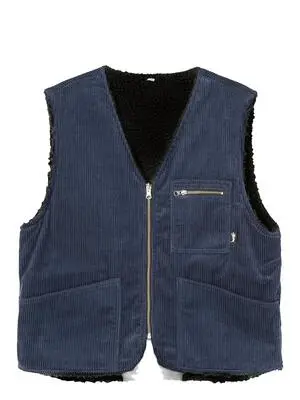 StÜssy Wide Wale Reversible Vest - Multicolor
