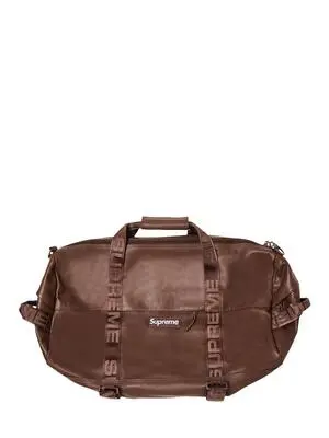 Supreme Leather Duffle Bag - Brown