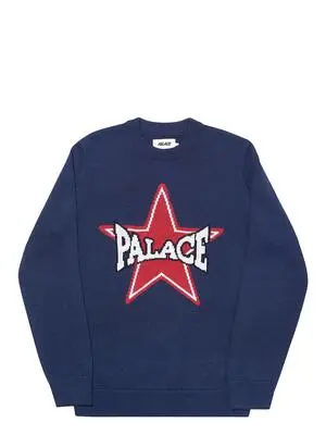 PALACE Star Knit - Blue