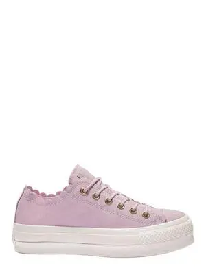 CONVERSE Chuck Taylor All Star Frilly Thrills Lift Low Sneakers - Pink