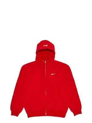 Supreme X Nike Zip Up Hoodie - Red