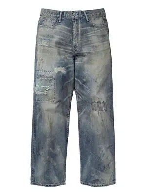 NEIGHBORHOOD Savage Denim Dp Wide Pants - Blue