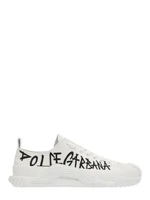 Dolce & Gabbana Portofino Low Logo Sneakers - White