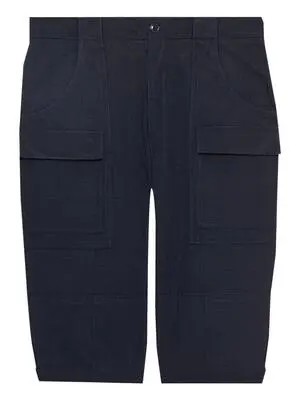 Gucci Nylon Cropped Pant - Black