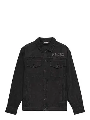 PLEASURES Desire Trucker Jacket - Black