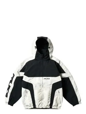 PALACE Piped Hooded Shell Jacket Black