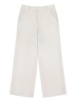 ENTIRE STUDIOS Wide Leg Trouser White