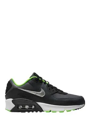 Nike Air Max 90 Leather Sneakers - Black