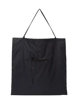 Rick Owens Nylon Jumbo Shopper Tote Bag - Black