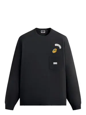 Kith Treats Parade Ii Long-sleeve Pocket T-shirt - Black