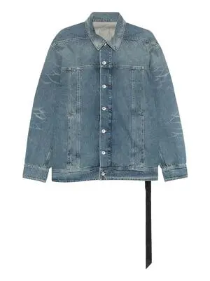 Rick Owens Denim Jumbo Jacket - Blue