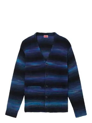 Kenzo Striped Cardigan - Blue