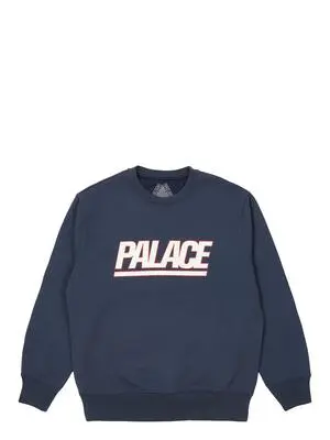 PALACE Gigantic Crew - Blue