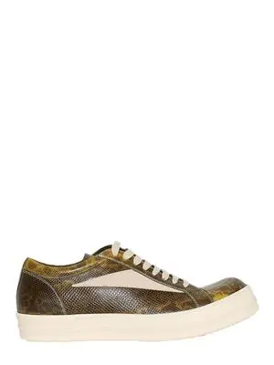 Rick Owens Hollywood Vintage Low Sneakers - Brown
