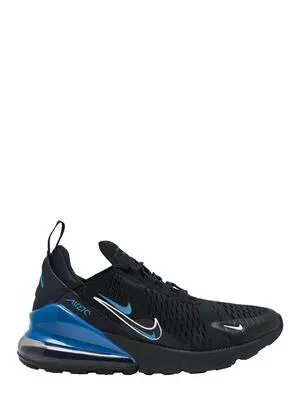 Nike Air Max 270 Gs Multi-swoosh Sneakers - Black