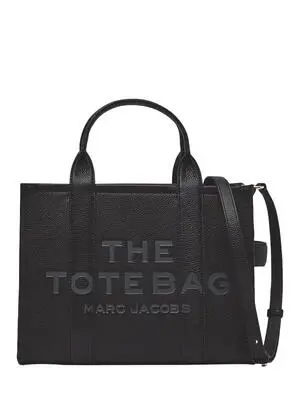 Marc Jacobs The Medium Leather Tote Bag - Black