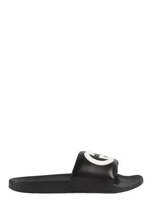 Gucci Interlocking G Slides - Black