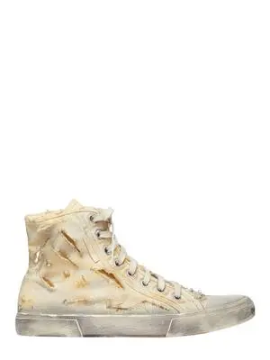 Balenciaga Paris High 'destroyed - White