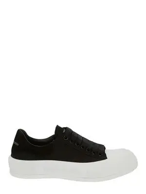 Alexander McQueen Deck Lace-up Plimsoll - Black