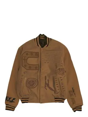 TRAVIS SCOTT Cactus Jack X Fragment Manifest Varsity Jacket