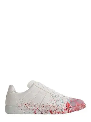 MAISON MARGIELA Replica Paint Splatter Sneakers - White