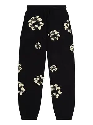 DENIM TEARS X Cactus Plant Flea Market Cactus Tears Wreath Sweatpants - Black