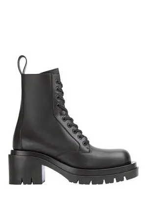 Bottega Veneta Lug Lace-up Boots - Black