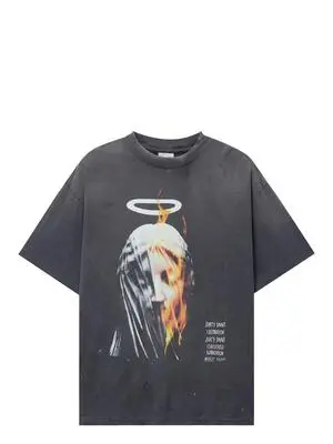 SAINT MXXXXXX Devil Daddy Short-sleeves T-shirt - Black