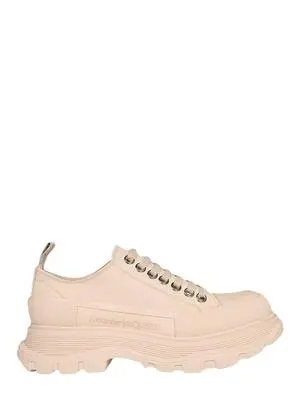 Alexander McQueen Tread Slick Lace Up Sneakers - Brown