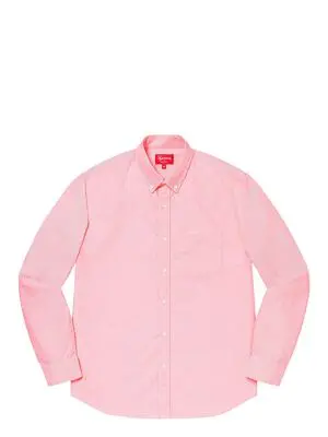 Supreme Stripe Oxford Shirt - Red