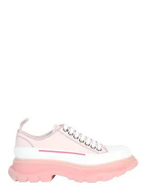 Alexander McQueen Tread Slick Lace Up Sneakers - Pink