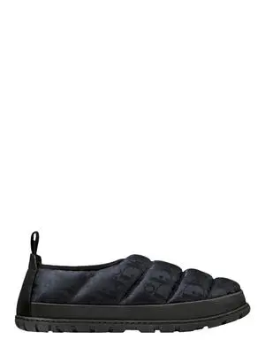 Dior Quilted Oblique Snow Slipper - Black