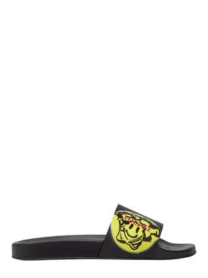 Versace Medusa Smile Slides - Black